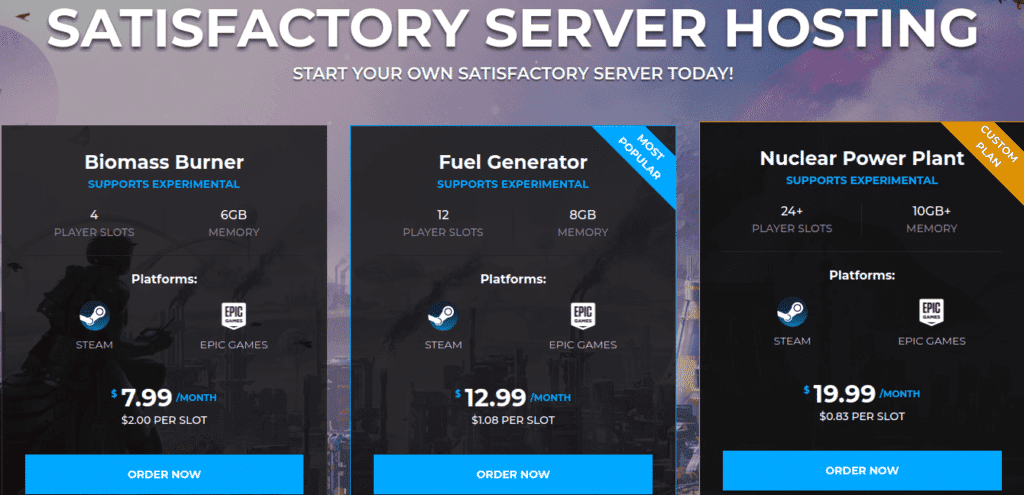 7 Best Satisfactory Dedicated Server Hosting Compared