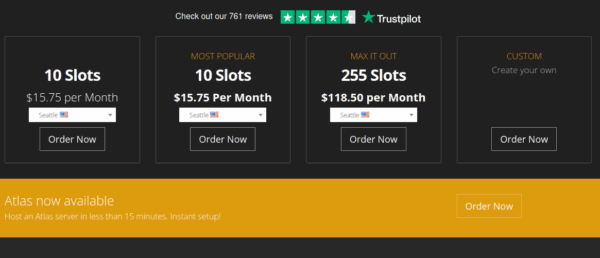 5 Best ATLAS Server Hosting Providers in 2026